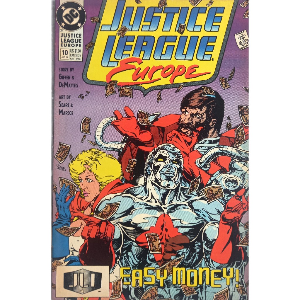 Hq DC Justice League Europe 10 - Vintage - Importada - 1990 | Shopee Brasil