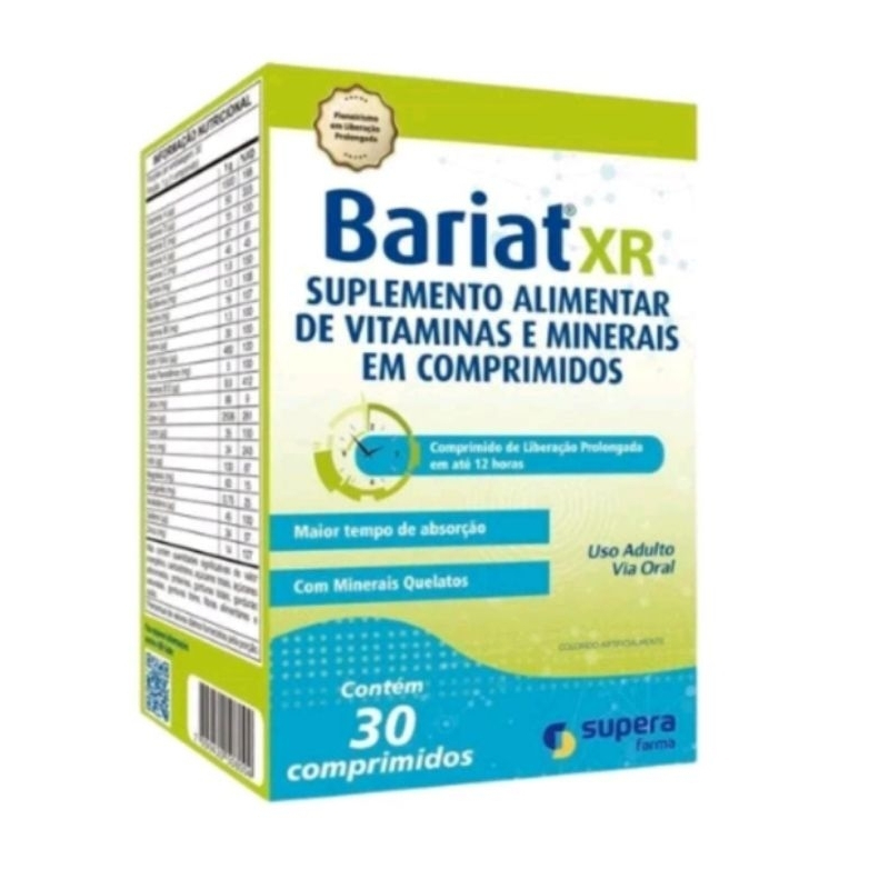 Bariat XR - 30 comprimidos + 20 comprimidos de amostra - Supera ...
