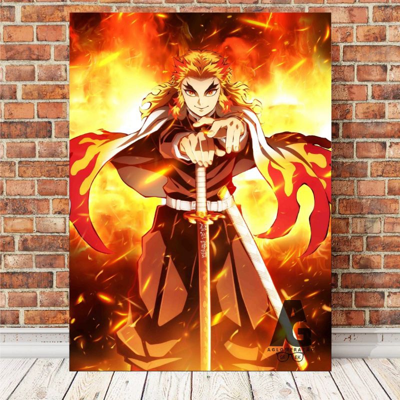 Demon Slayer (Kimetsu No Yaiba) - Placa Decorativa em MDF 20x29cm ...