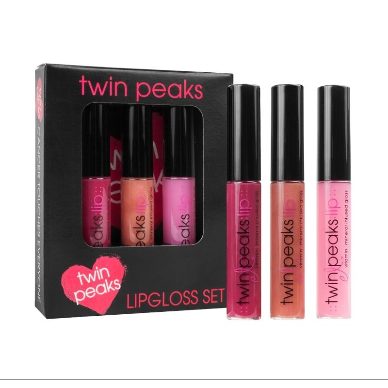 TWIN PEAKS LIP GLOSS SET (Esperança) | Shopee Brasil