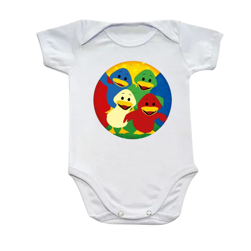BODY INFANTIL PATINHO COLORIDO UNISSEX MENINO E MENINA, BODY BARATO ...