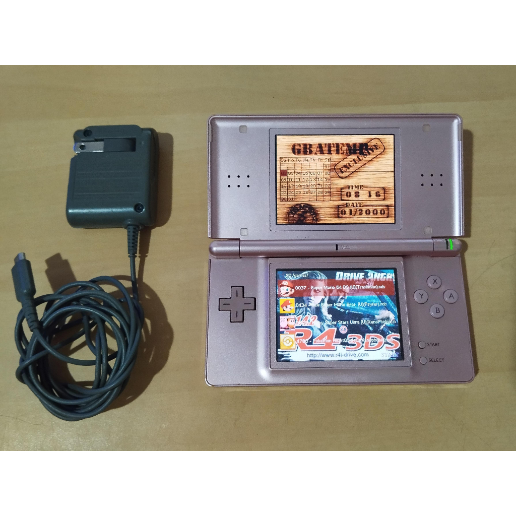 Nintendo Ds Lite Rosa Completo | Shopee Brasil