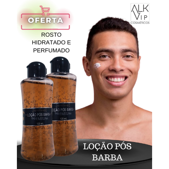 LOÇÃO PÓS BARBA AFTER SHAVE ALKMENA 120ml - Escorrega o Preço