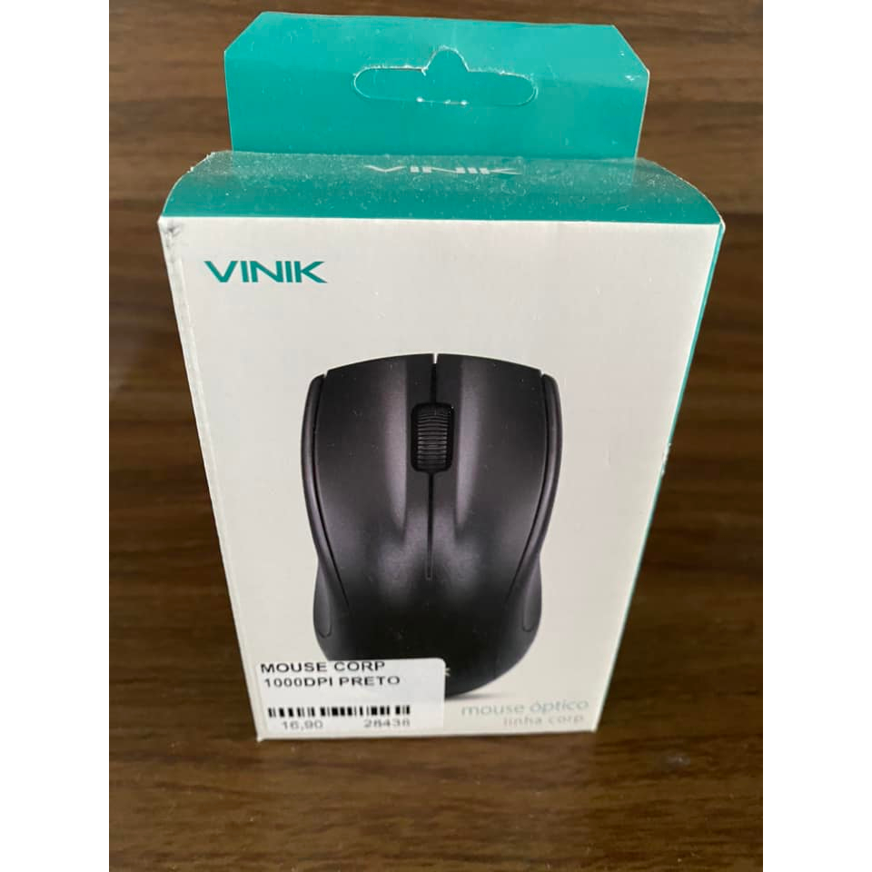 Mouse Óptico Vinik CM100 USB 2.4GHZ 1000 DPI 1.8m - Preto | Shopee Brasil
