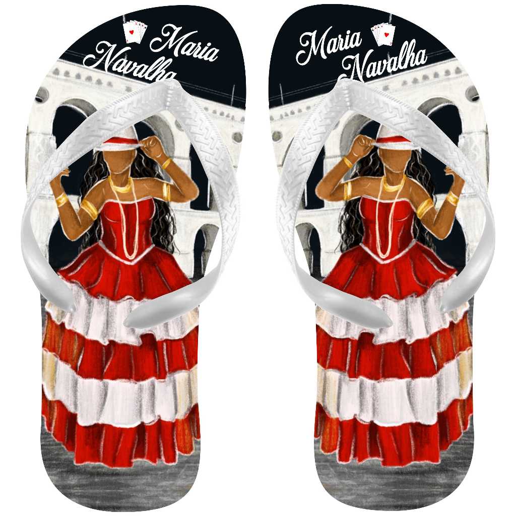 Chinelo Maria Navalha Lapa Umbanda Malandragem Religião | Shopee Brasil