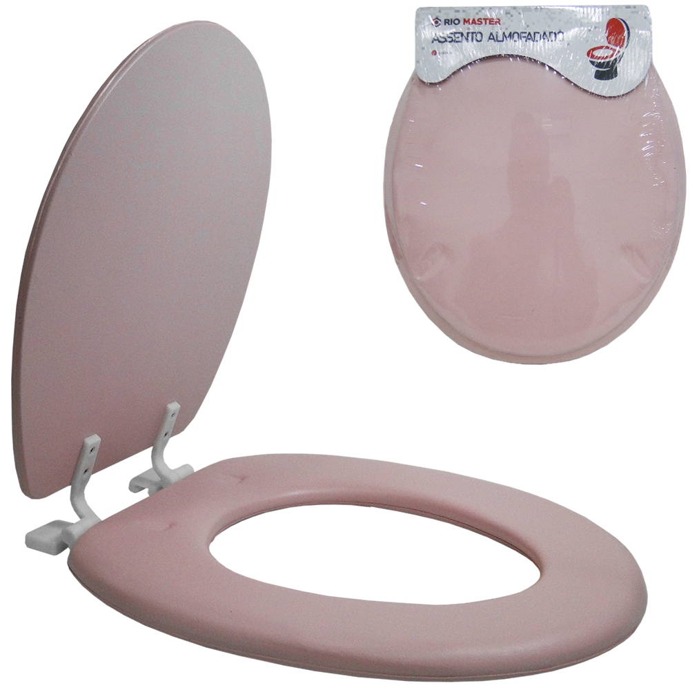 Assento Sanitário Almofadado Rosa 41,5X36,5CM | Shopee Brasil