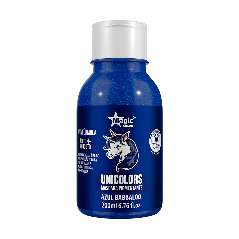 Magic Color Tonalizante Unicolors Azul Baballoo 200ml Máscara ...