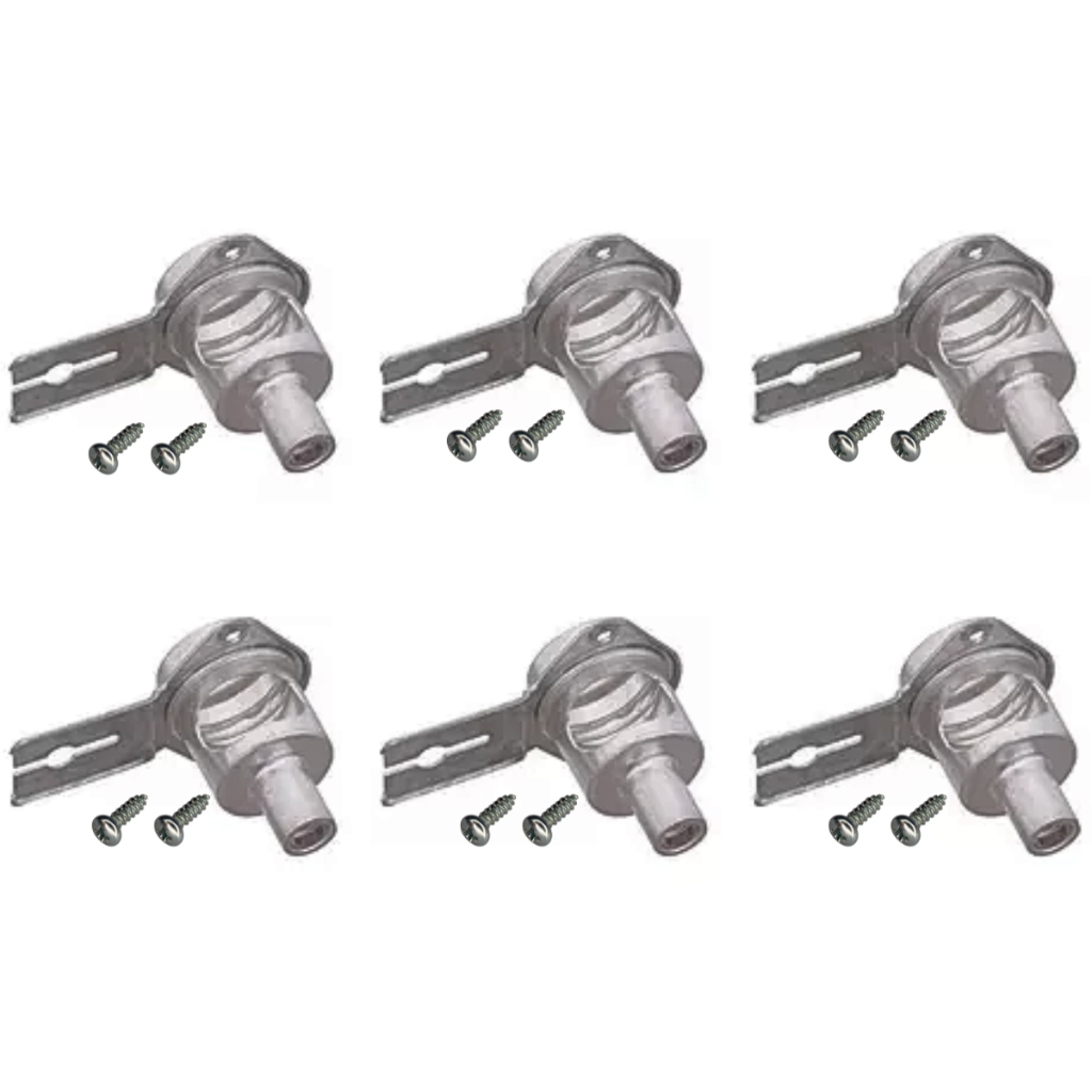 6 Suporte Do Injetor Venturi 2gd 4pq Para Fogão Consul + 6 parafusos ...