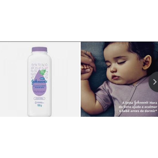 TALCO JOHNSON & JOHNSON BABY DERMO H SONO 100G | Shopee Brasil