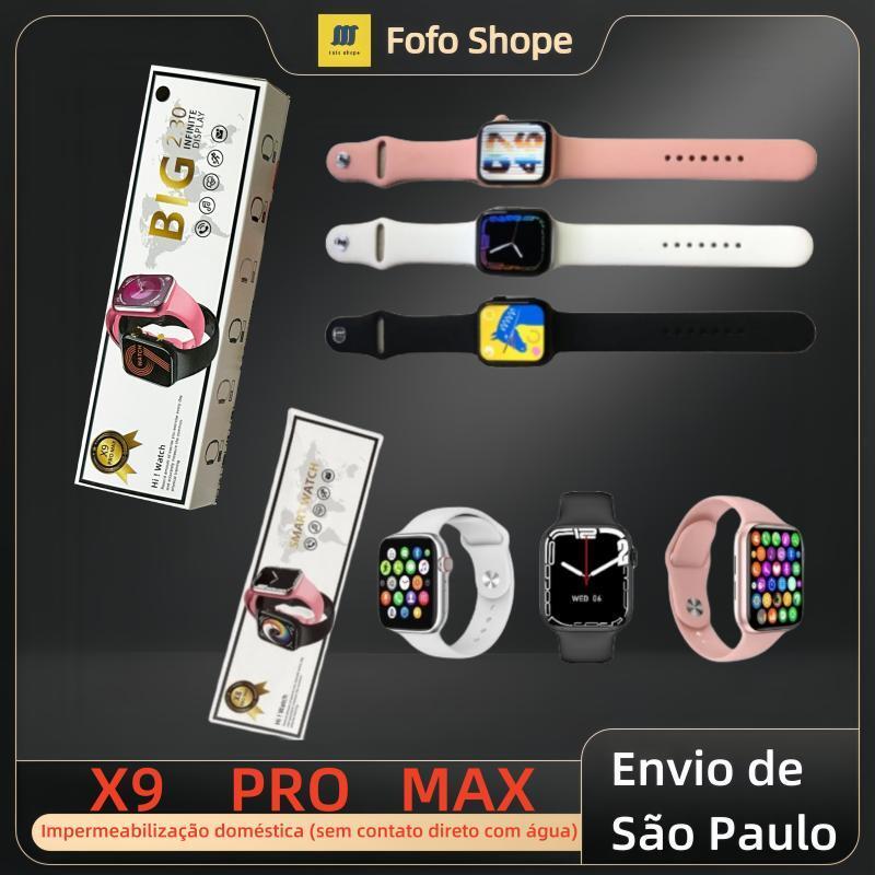 X9 PRO MAX Smartwatch IWO Relógio Inteligente Esportivo Atende e Faz ...