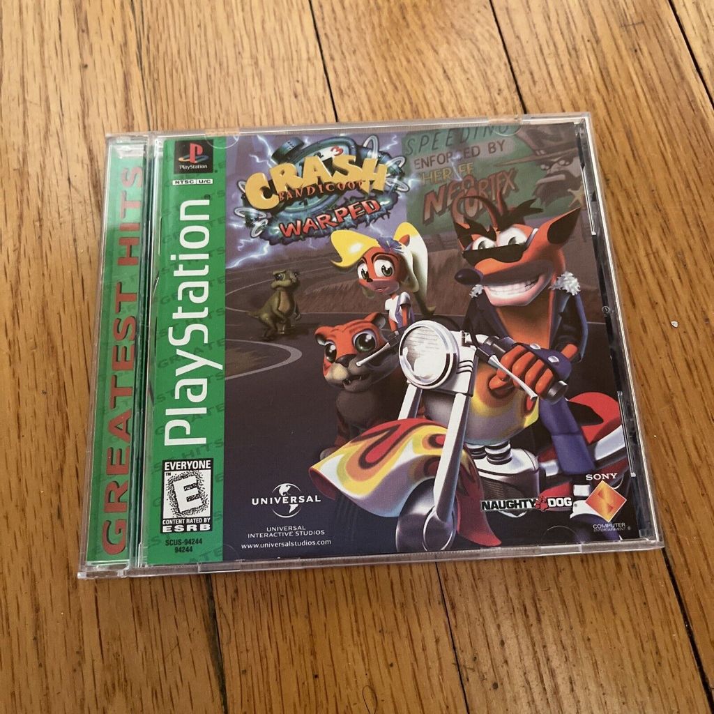 Crash Bandicoot 3 Warped Ps1 Completo Original Green Label | Shopee Brasil