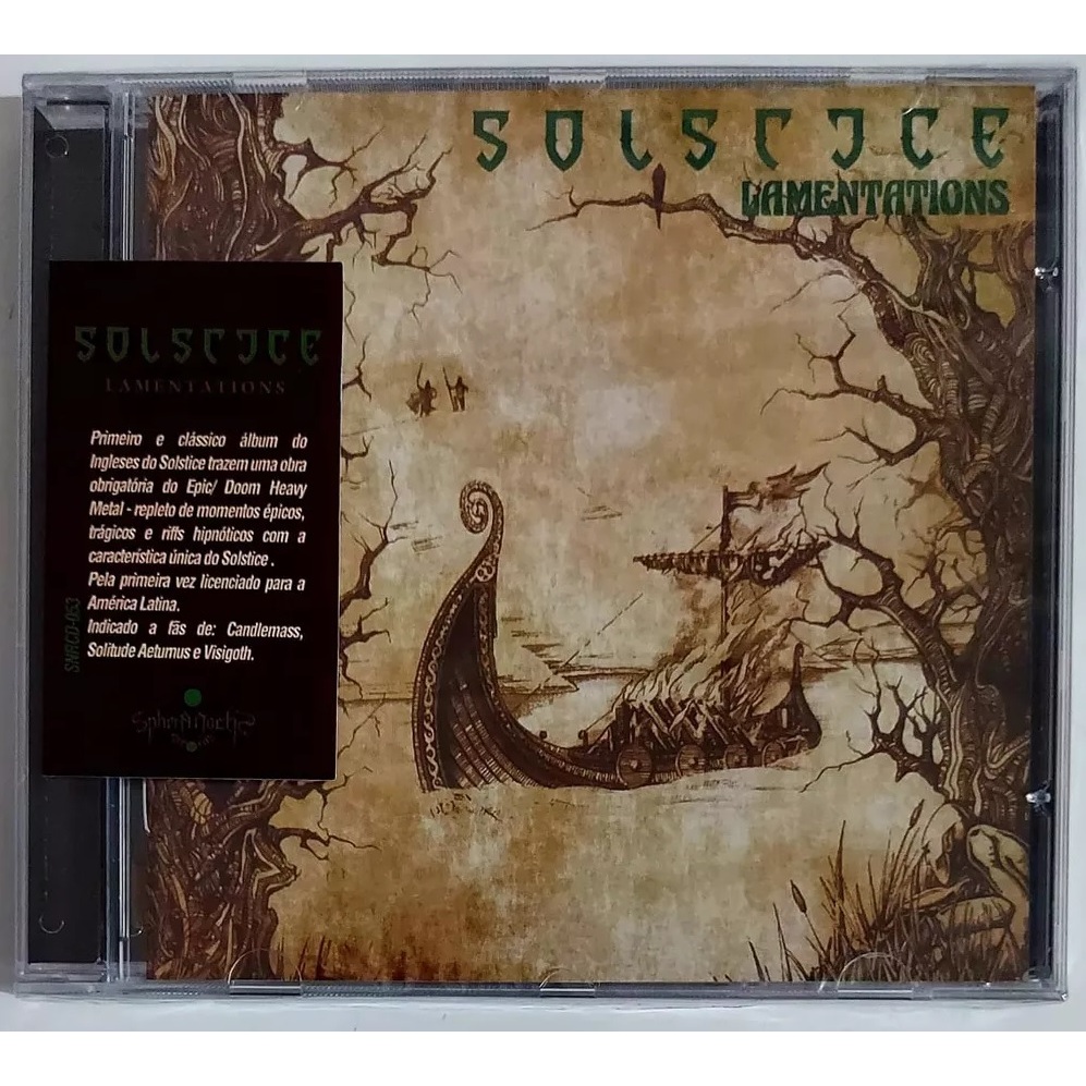 CD Solstice - Lamentations fãs Candlemass, Solitude Aeturnus,Black ...