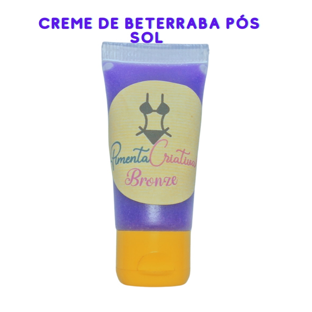 Creme de beterraba pós sol , ajuda a prolongar a marquinha (hidratante ...