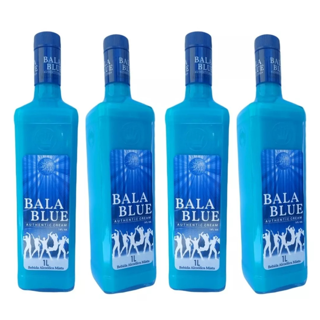 Bebida com leite condensado Bala Blue Original | Shopee Brasil