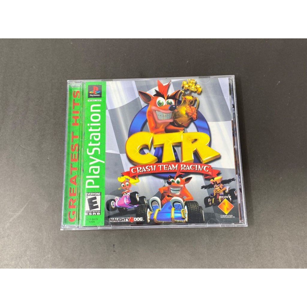 Crash Bandicoot Ctr Crash Team Racing Ps1 Completo Original | Shopee Brasil