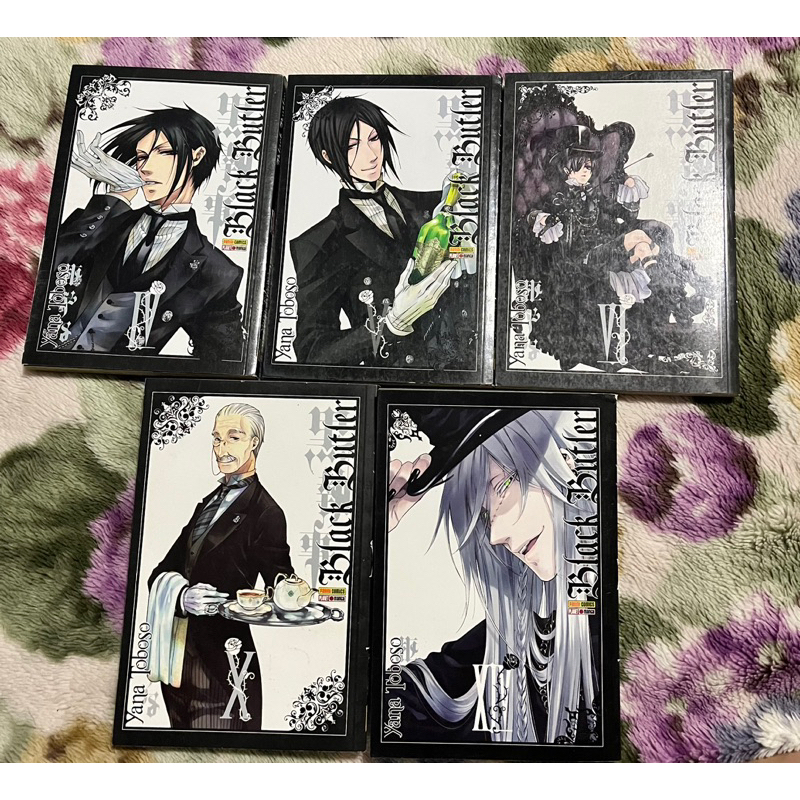 mangás volumes variados black butler / kuroshitsuji | Shopee Brasil