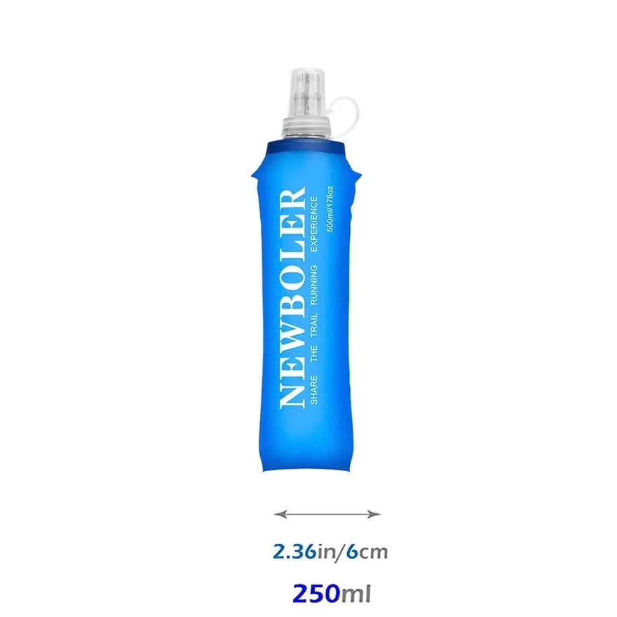 Garrafa de água dobrável macia, Soft Water Bag, TPU Folding Flask ...