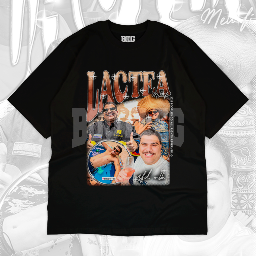 Camisa OVERSIZED Camiseta Lactea Meu Fi Stenio Influencer Home Office ...
