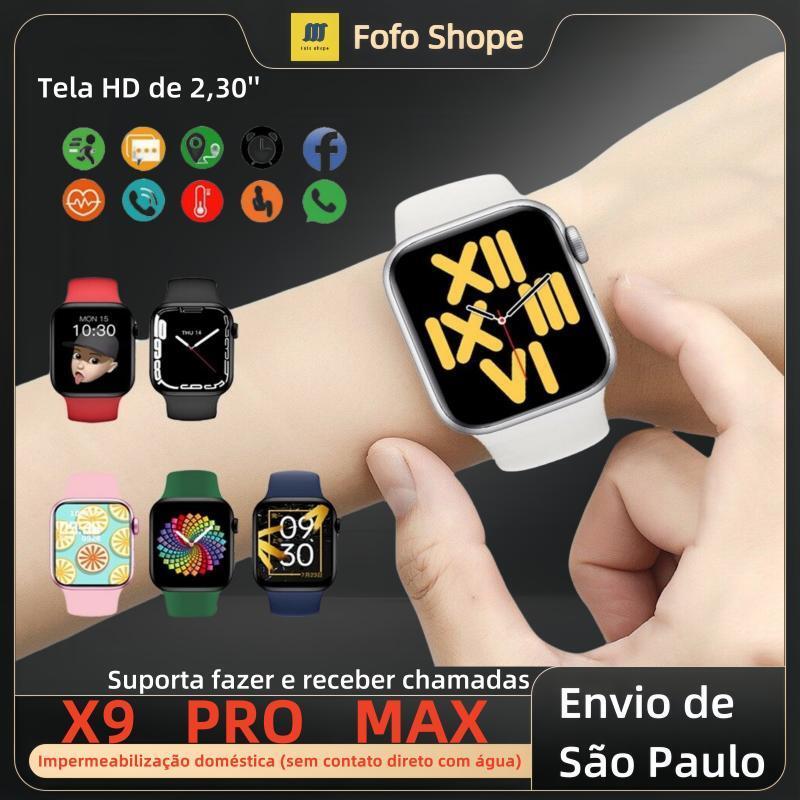 X9 PRO MAX Smartwatch IWO Relógio Inteligente Esportivo Atende e Faz ...