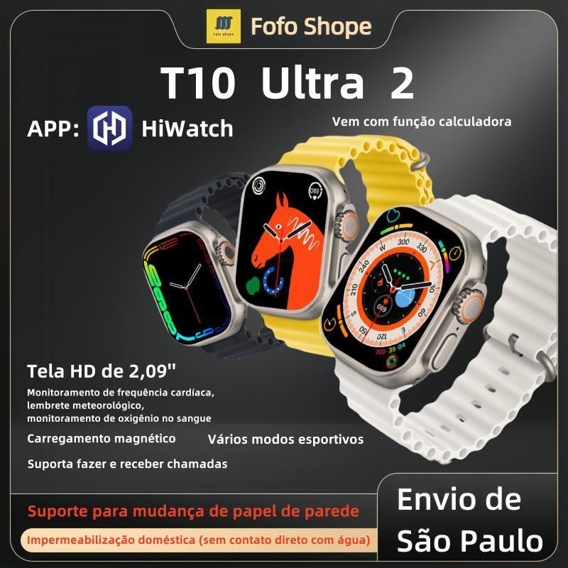 T10 Ultra T900 X9 PRO MAX Smartwatch IWO 13 Série 8 Macho Fêmea Tela ...