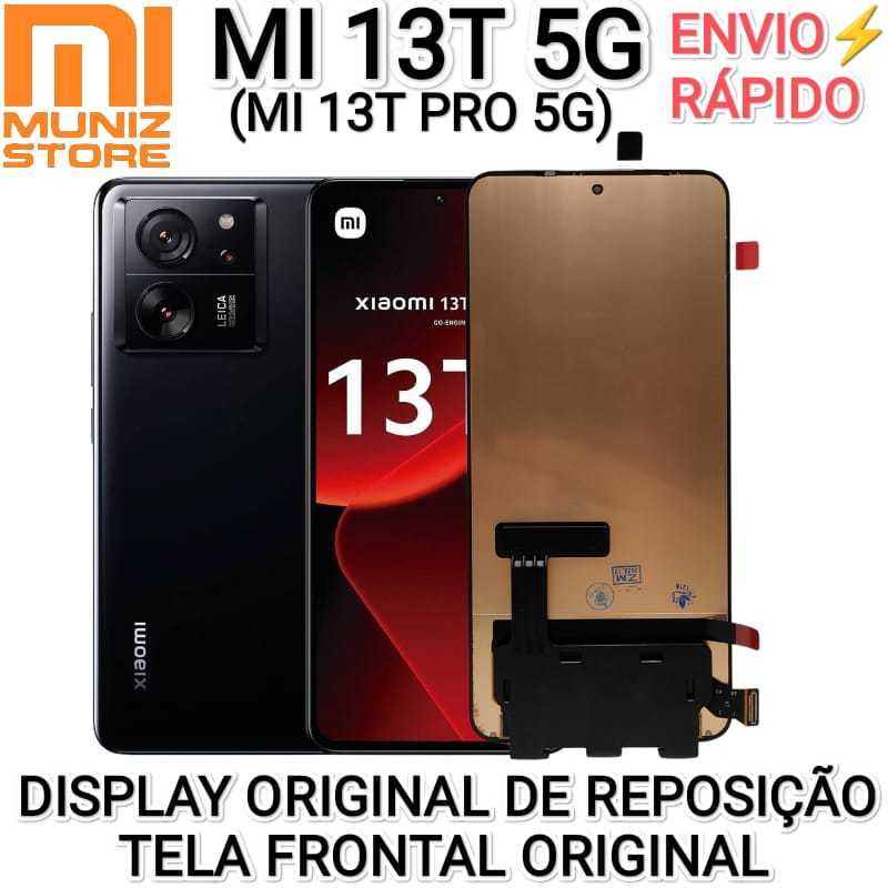 Display Xiaomi 13T/Mi 13T Pro 5G Original Tela Amoled Frontal "Oled ...