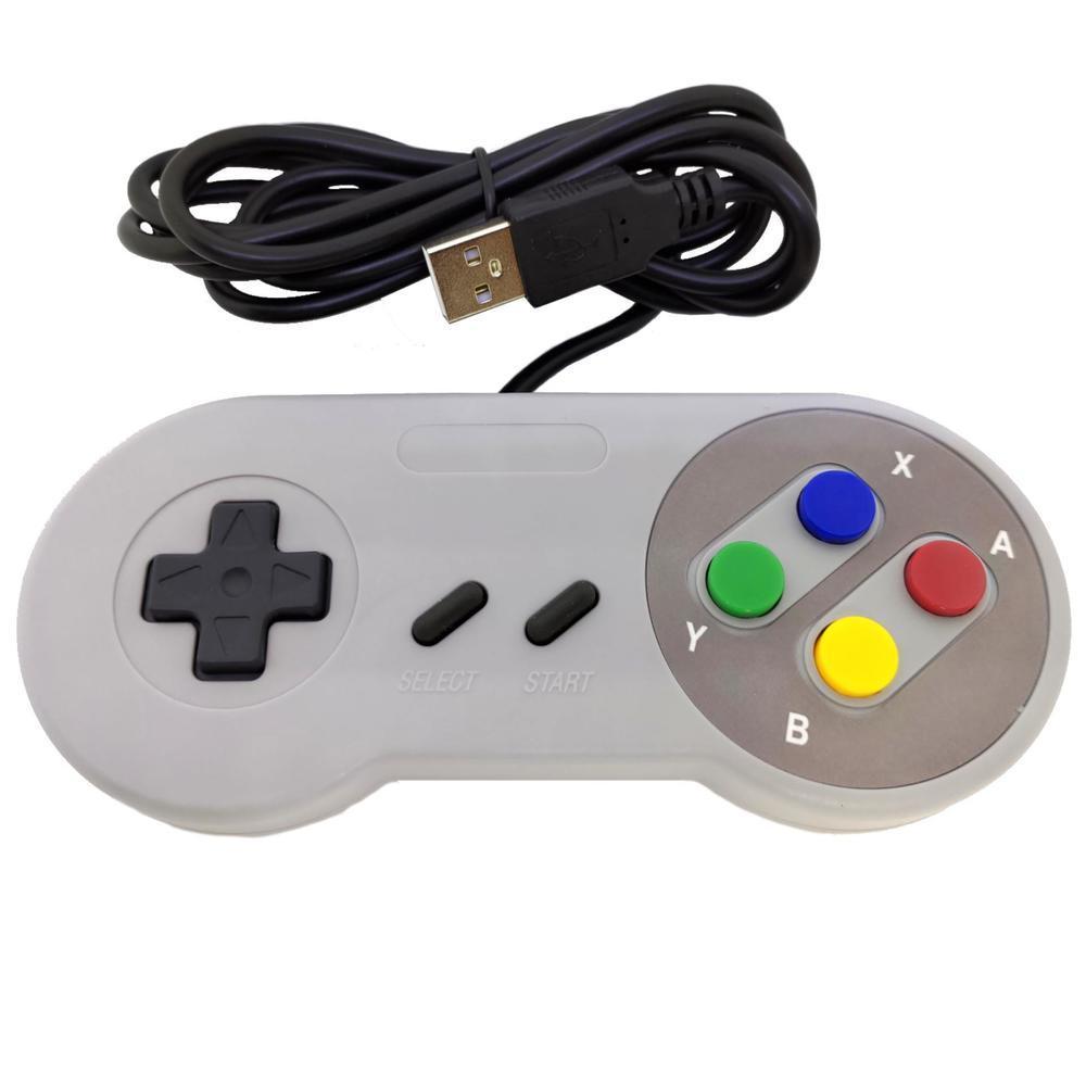 Controle Super Nintendo Snes Joystick Usb Jogos Pc/Raspberry/Notebook ...