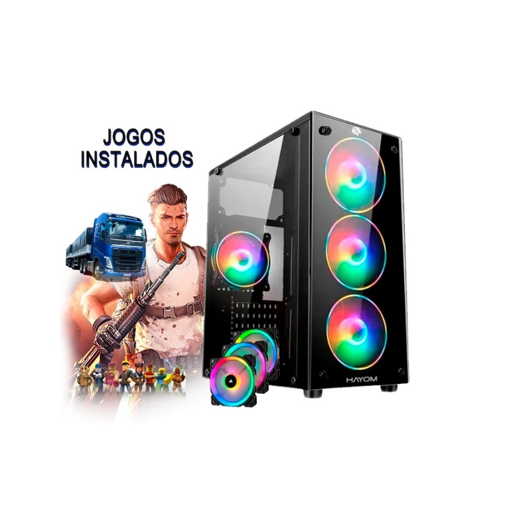 Cpu Gamer Barato I5 16gb Ssd 512gb Wifi + Fonte 650w | Shopee Brasil