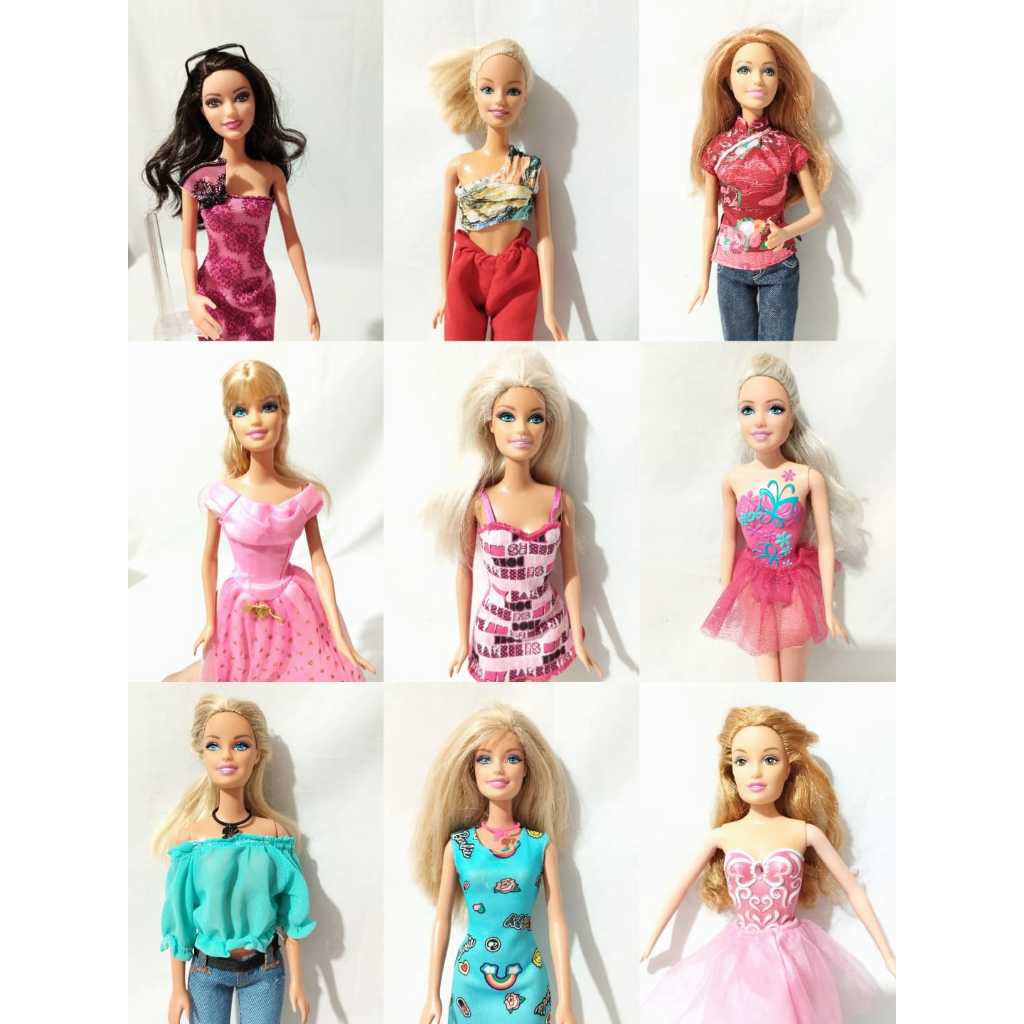 Bonecas Barbie - Modelos Variados - Mattel 2008 2009 2010 2015 | Shopee ...