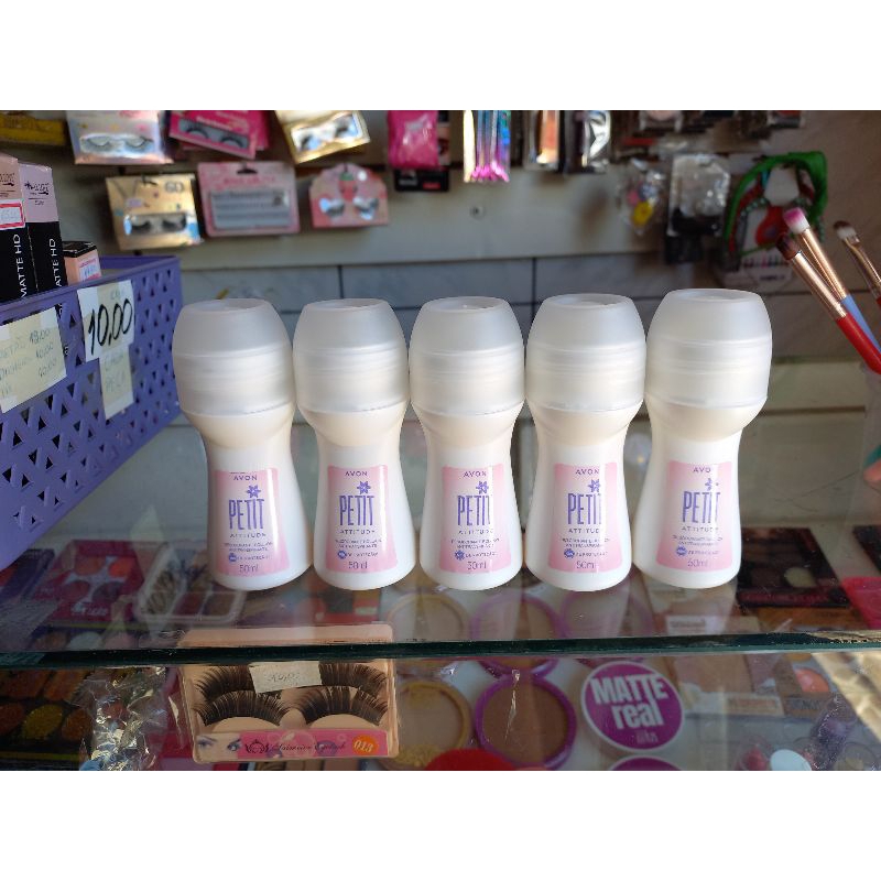 kit desodorante roll-on petit avon 50ml (5 unidades) | Shopee Brasil