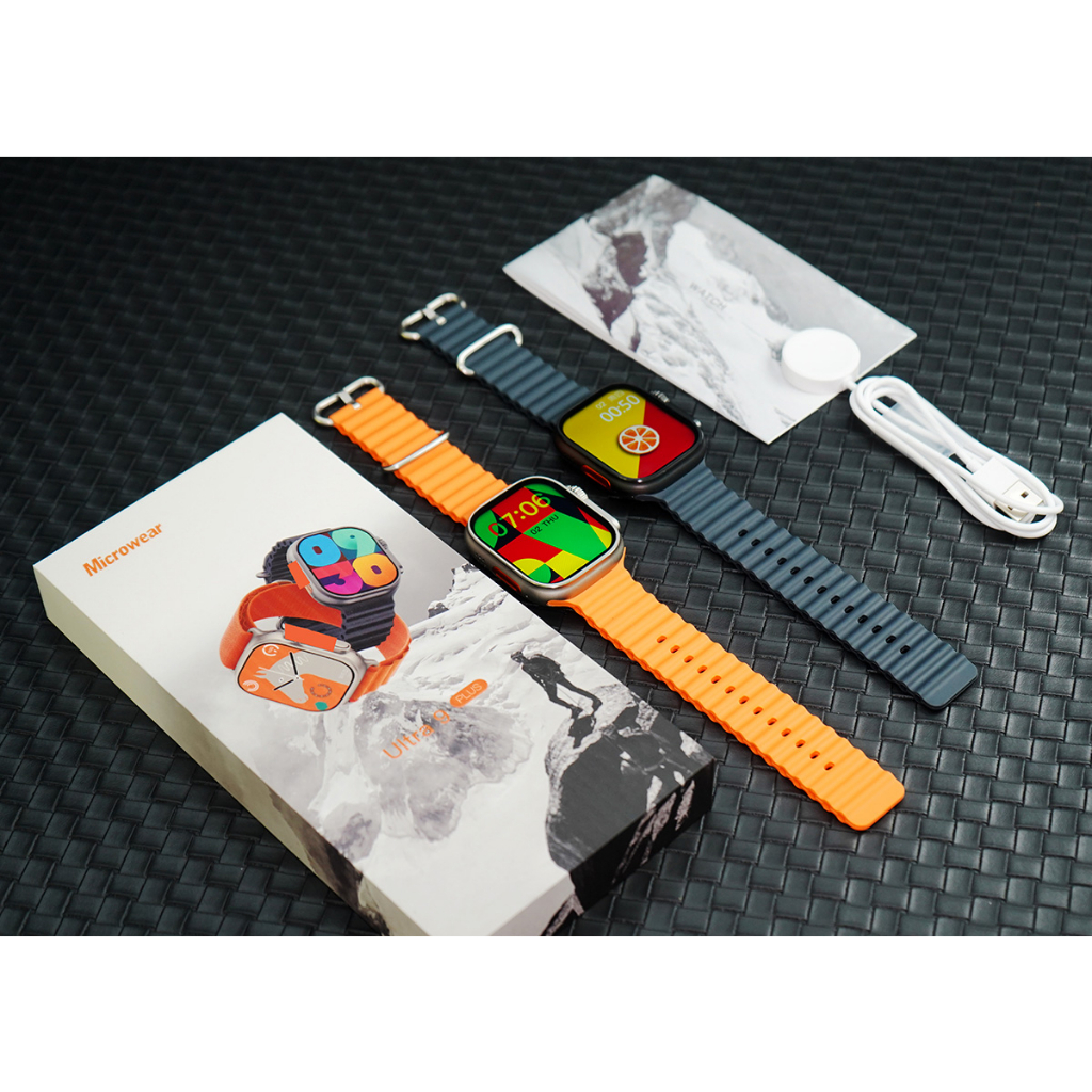 Microwear U9 Ultra Plus NFC GPS à prova d'água IP68 Relógio inteligente ...