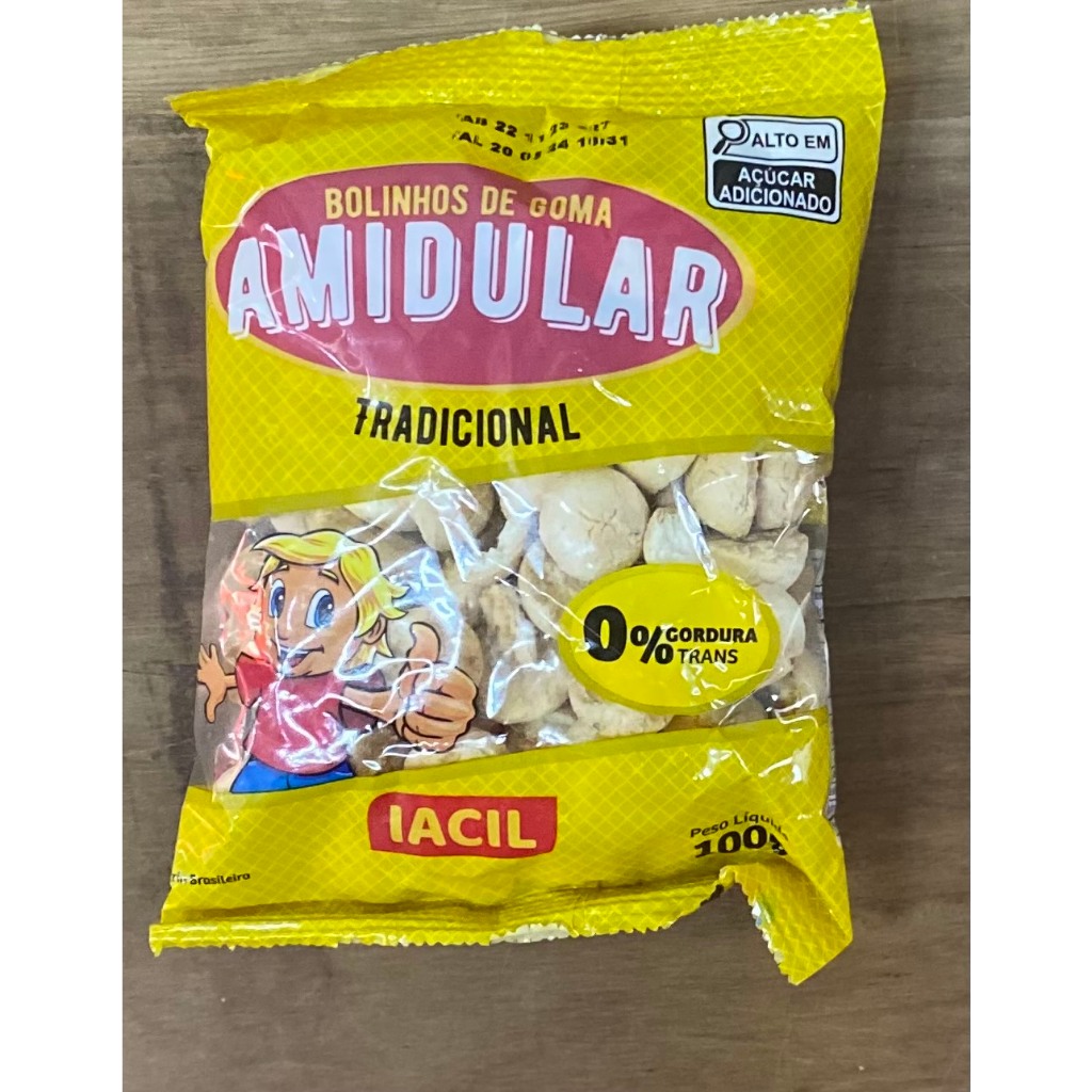 Bolinhos de Goma Amidular Tradicional 100g | Shopee Brasil