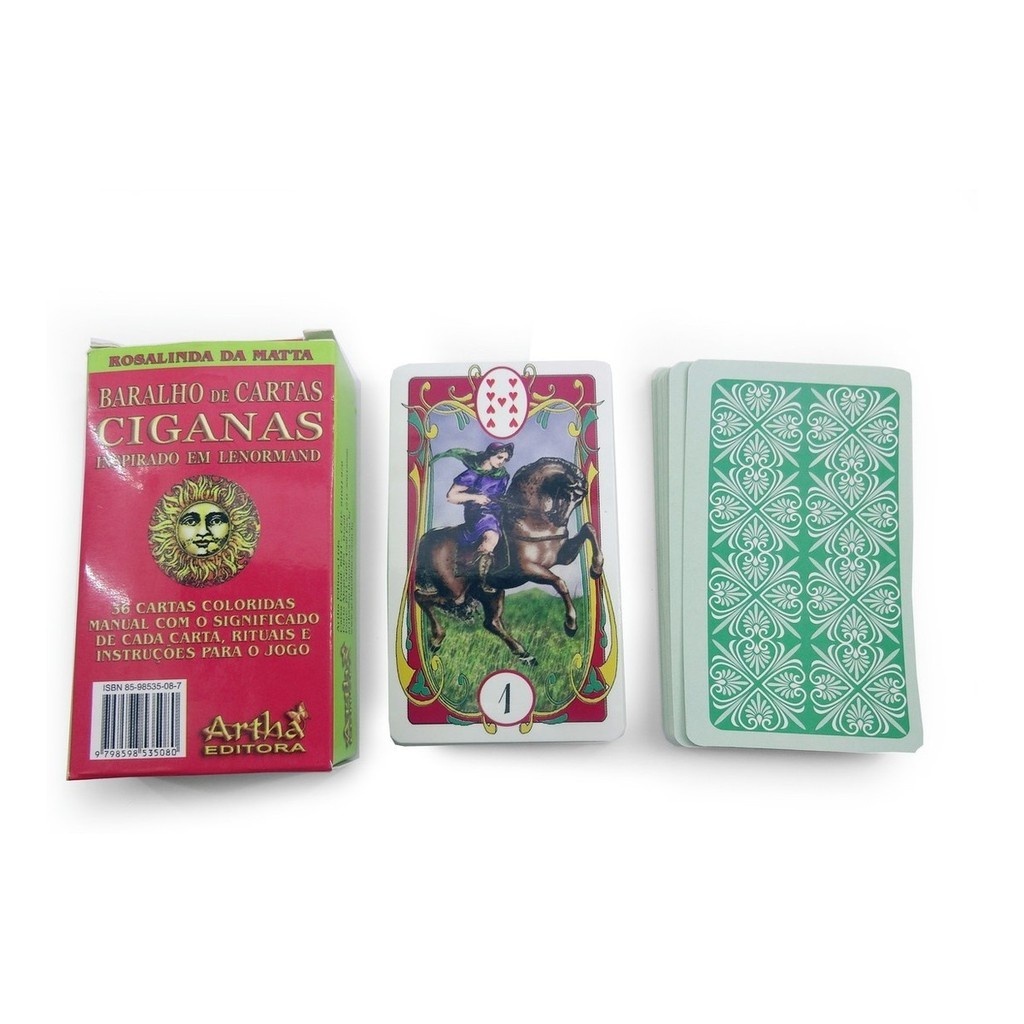 Tarot Lenormand Baralho Cigano Com 36 Cartas Ed Artha Shopee Brasil