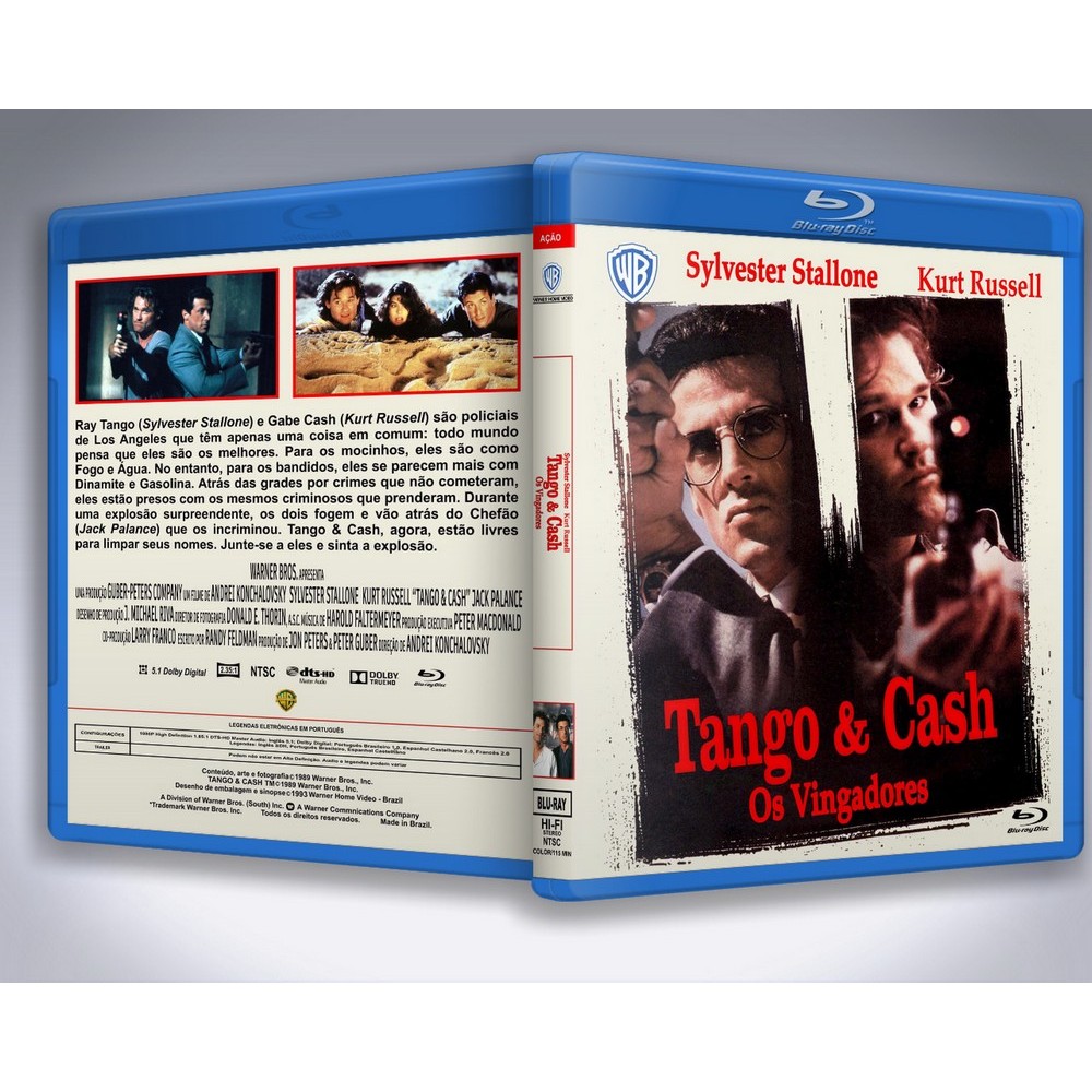 Blu-ray: Tango e Cash - Os Vingadores [PERSONALIZADO] | Shopee Brasil