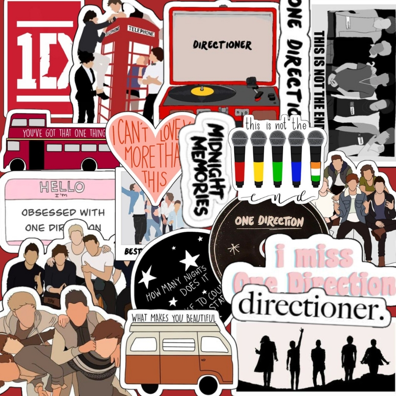 ONE DIRECTION | 20 ADESIVOS/STICKER PACK! - Fanmade | Shopee Brasil