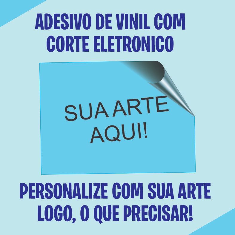 ADESIVO DE VINIL PERSONALIZADO COM CORTE ELETRÔNICO | Shopee Brasil