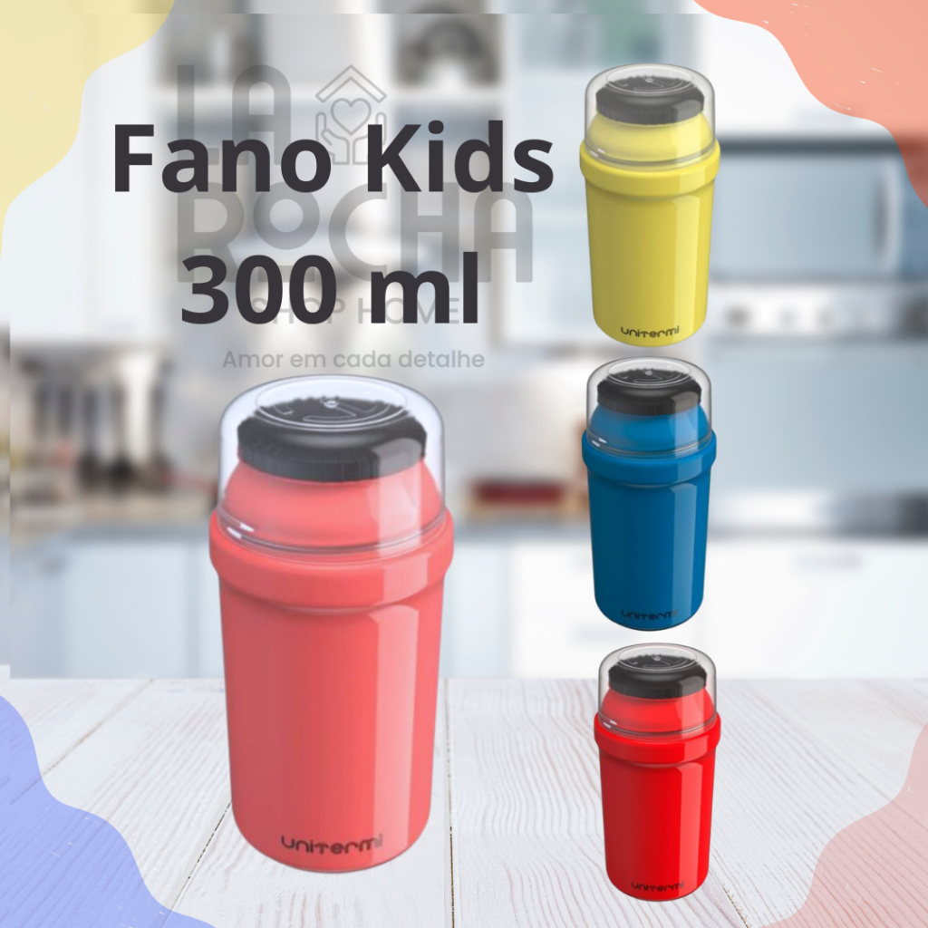 Garrafa térmica café agua e chocolate quente Fano Kids Infantil de ...