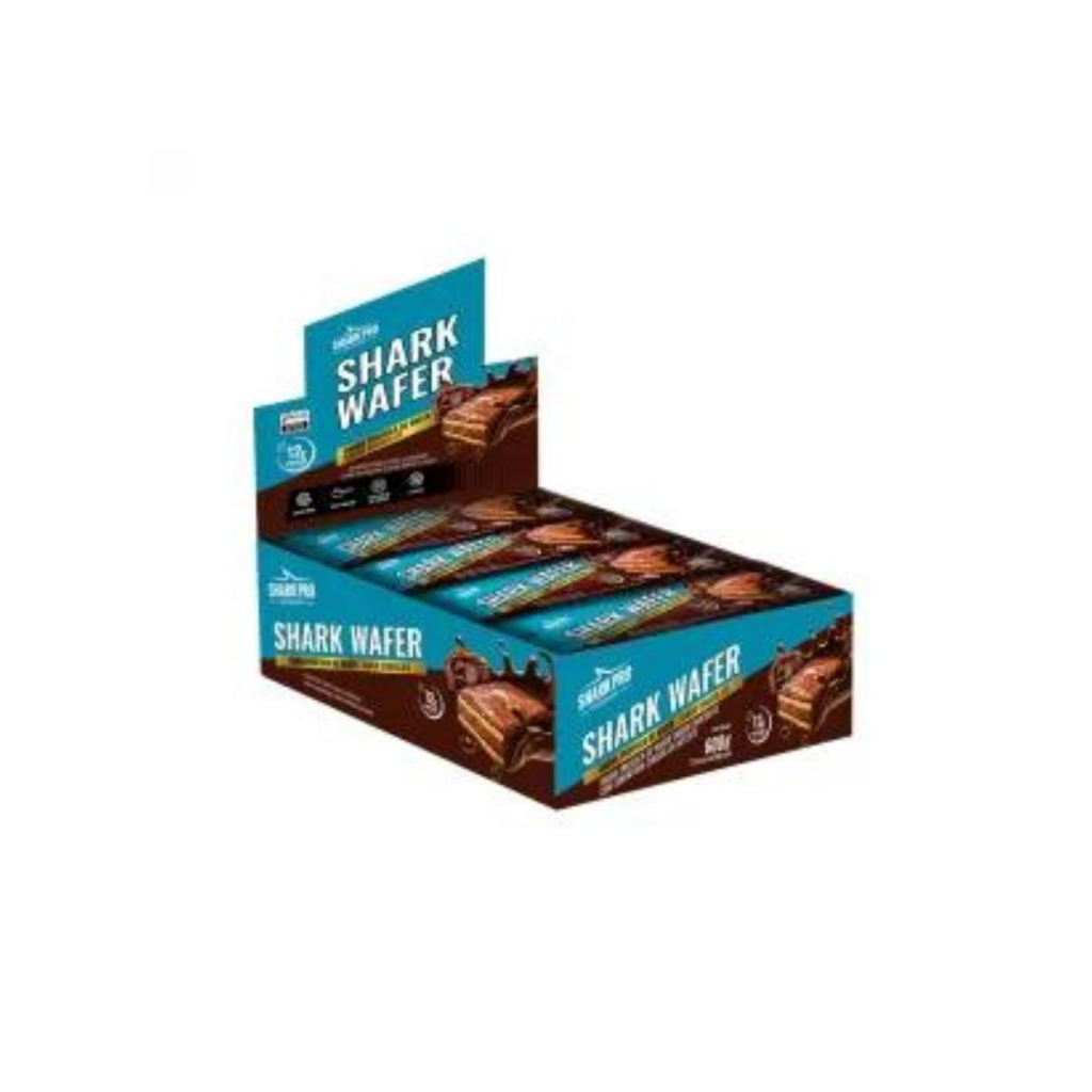 Wafer Proteico - Shark Pro - caixa com 12 unidades | Shopee Brasil