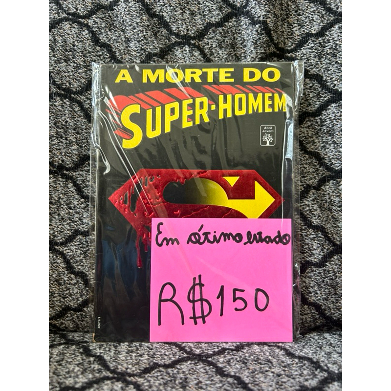 A MORTE DO SUPER-HOMEM - HQ 1ª EDIÇÃO (de 1993) | Shopee Brasil