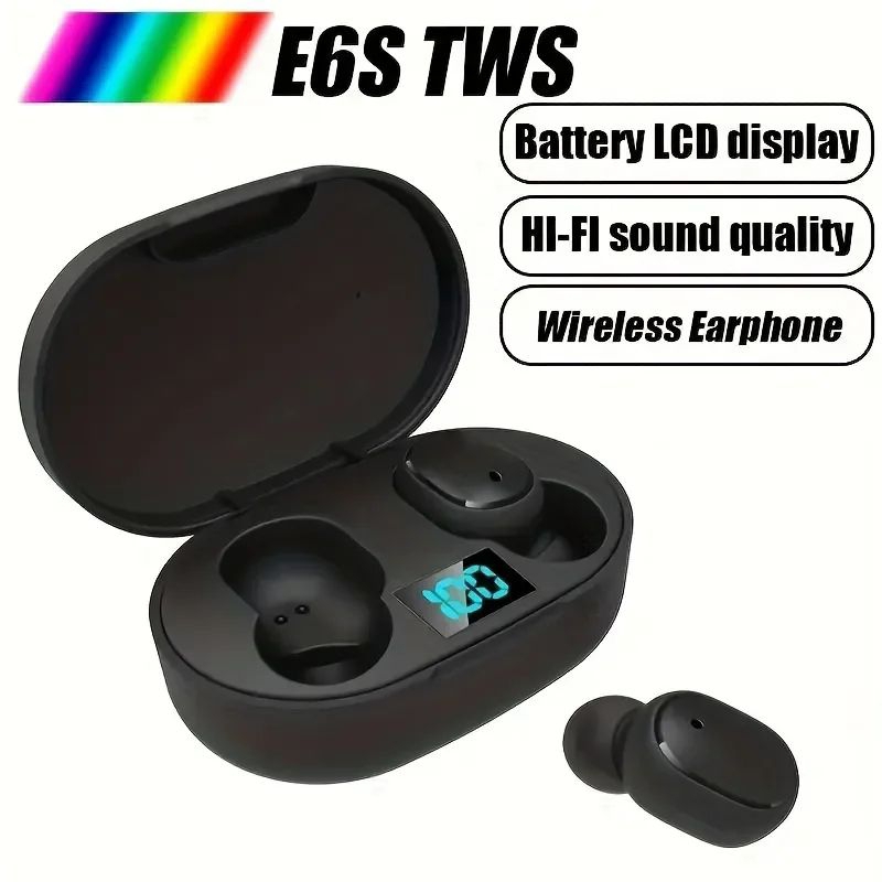fone de ouvido Bluetooth Tws 6s digital resistente a água . | Shopee Brasil