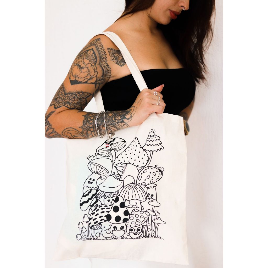 Ecobag Cogumelo | Shopee Brasil