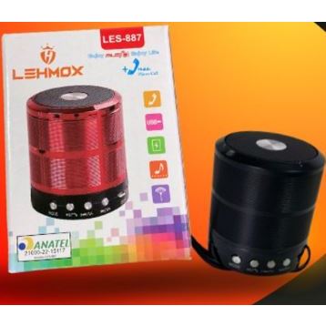 MINI RADIO PORTATIL USB BLUETOOTH LEHMOX LES-887 | Shopee Brasil
