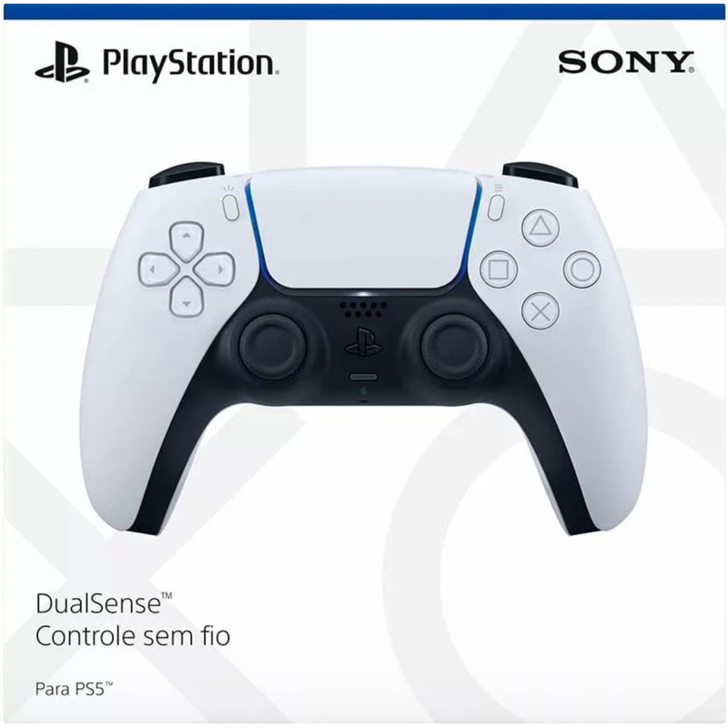 Controle Joystick Dualsense Original Ps5 Lacrado Branco | Shopee Brasil