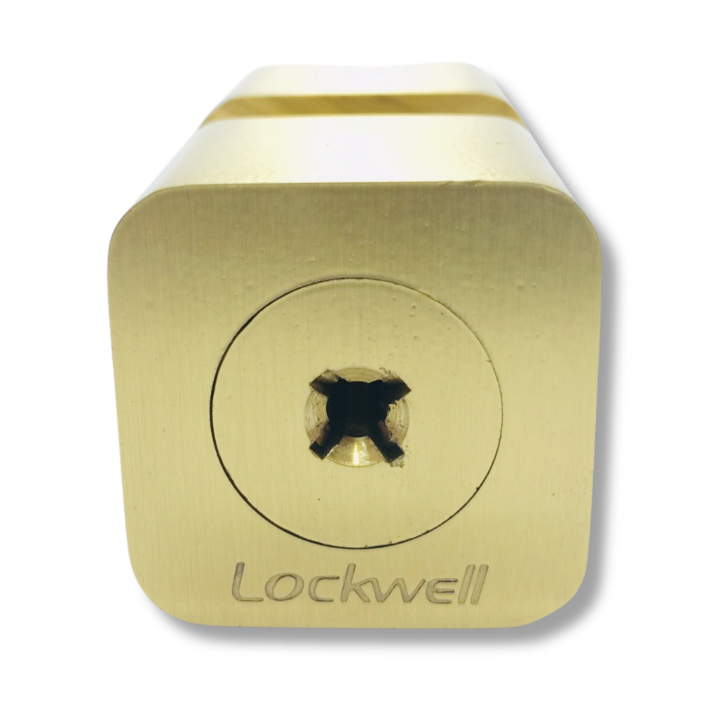Cilindro Lockwell Quadrichave 30x30 62mm Latão Polido | Shopee Brasil