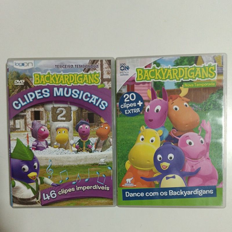Dvds Backyardigans Clipes Musicais + Backyardigans Dance com os ...