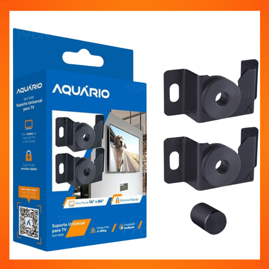 Kit com 50 Suporte para Televisão Tv Monitor Led Lcd 10 a 100 polegadas ...