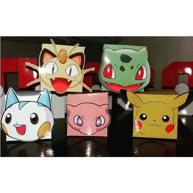 Caixas Cubo Pokémon (6x6cm) | Shopee Brasil