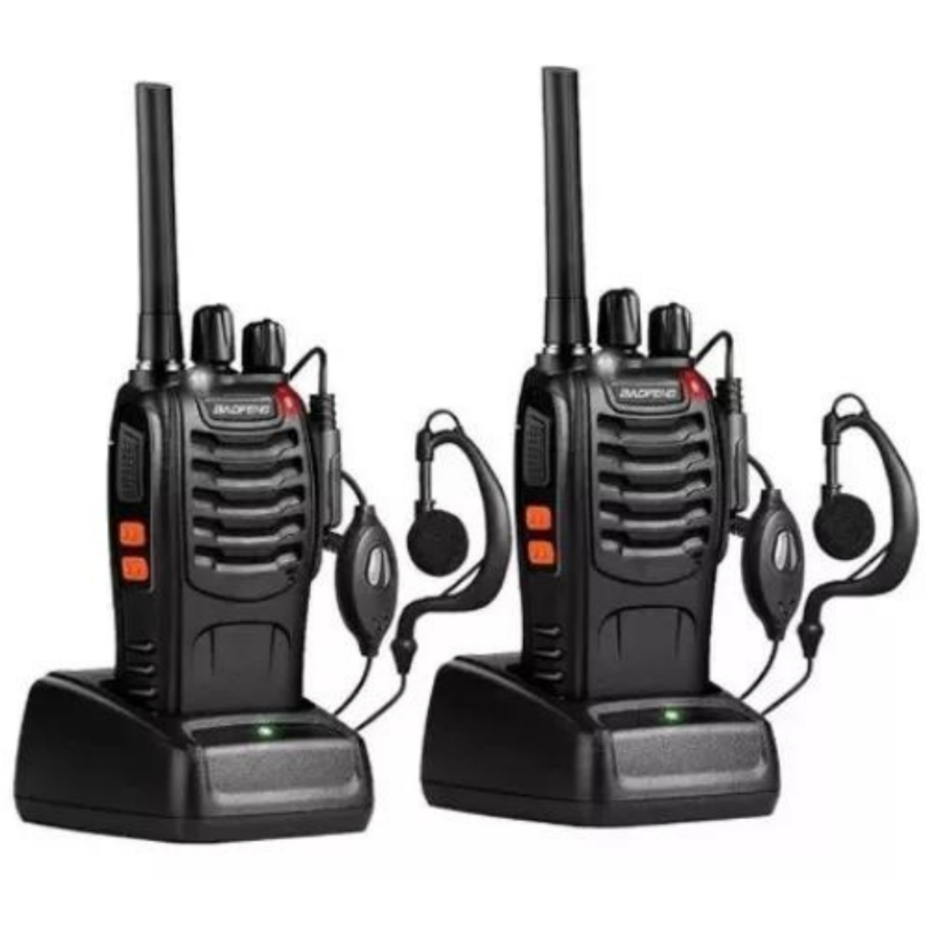 kit 2 rádios comunicador Alcance 10 Km 16 Canais777S Profissional ...