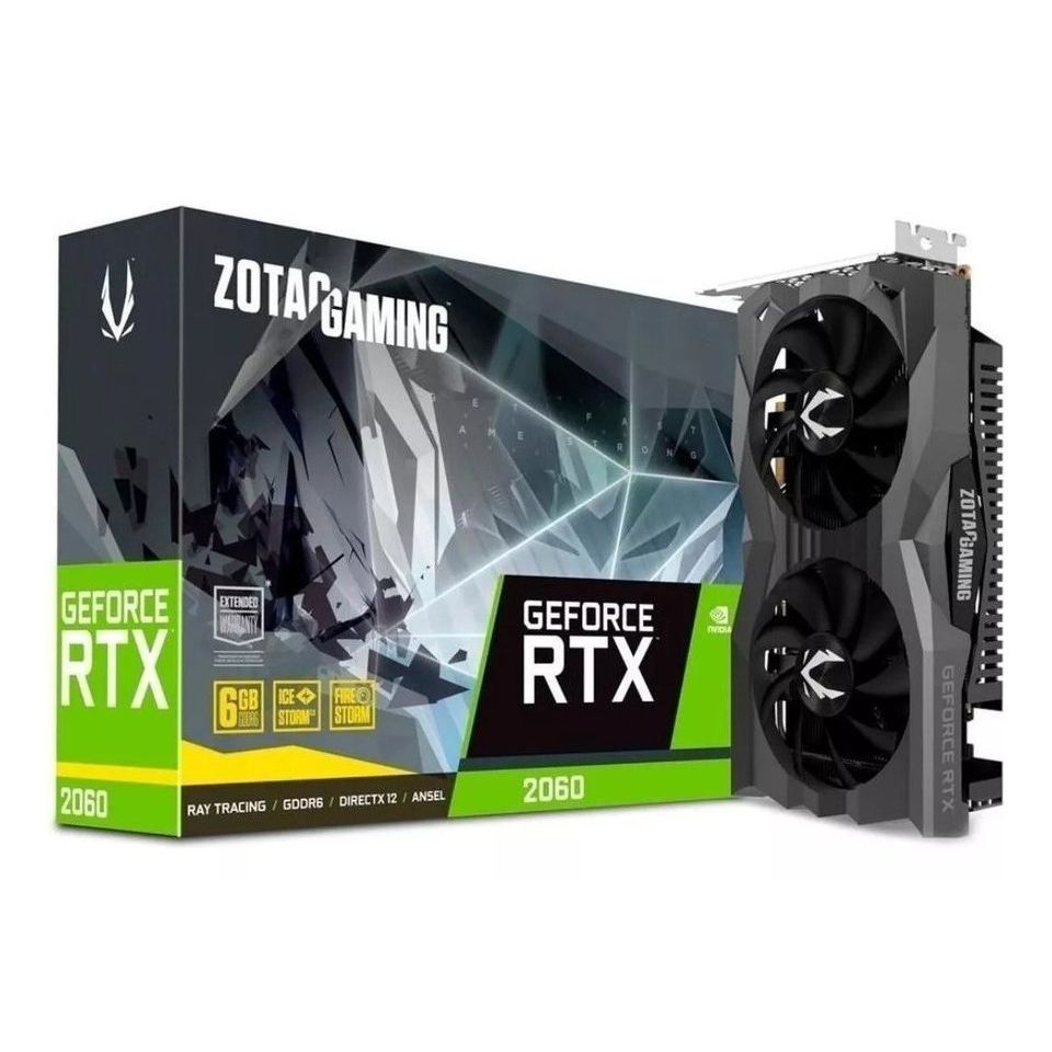 Placa de vídeo Zotac Gaming Geforce Rtx 20 Rtx 2060 Zt-t20600r-10m 6 Gb - SEMI NOVA | Shopee Brasil