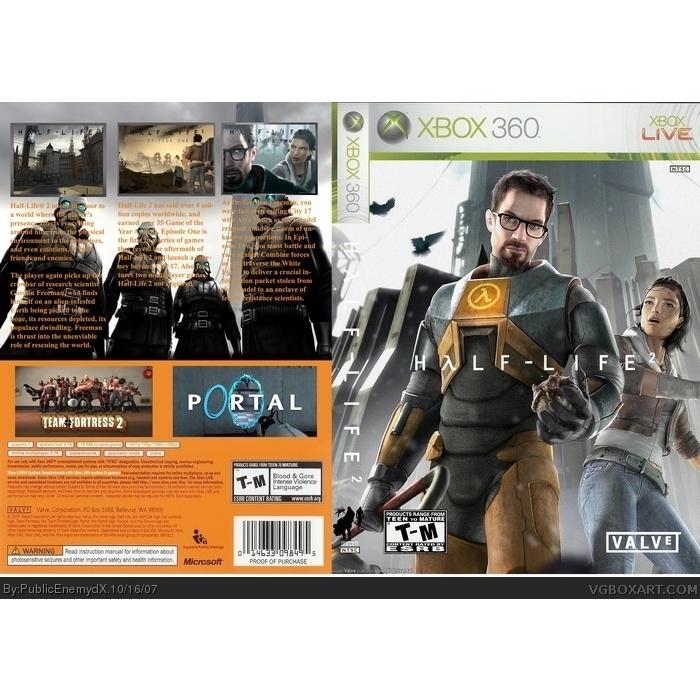 Half Life 2 The Orange Box para Xbox 360Lt com capa | Shopee Brasil