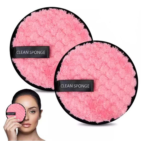 Esponja Removedora de Maquiagem Clean Sponge Microfibra | Shopee Brasil